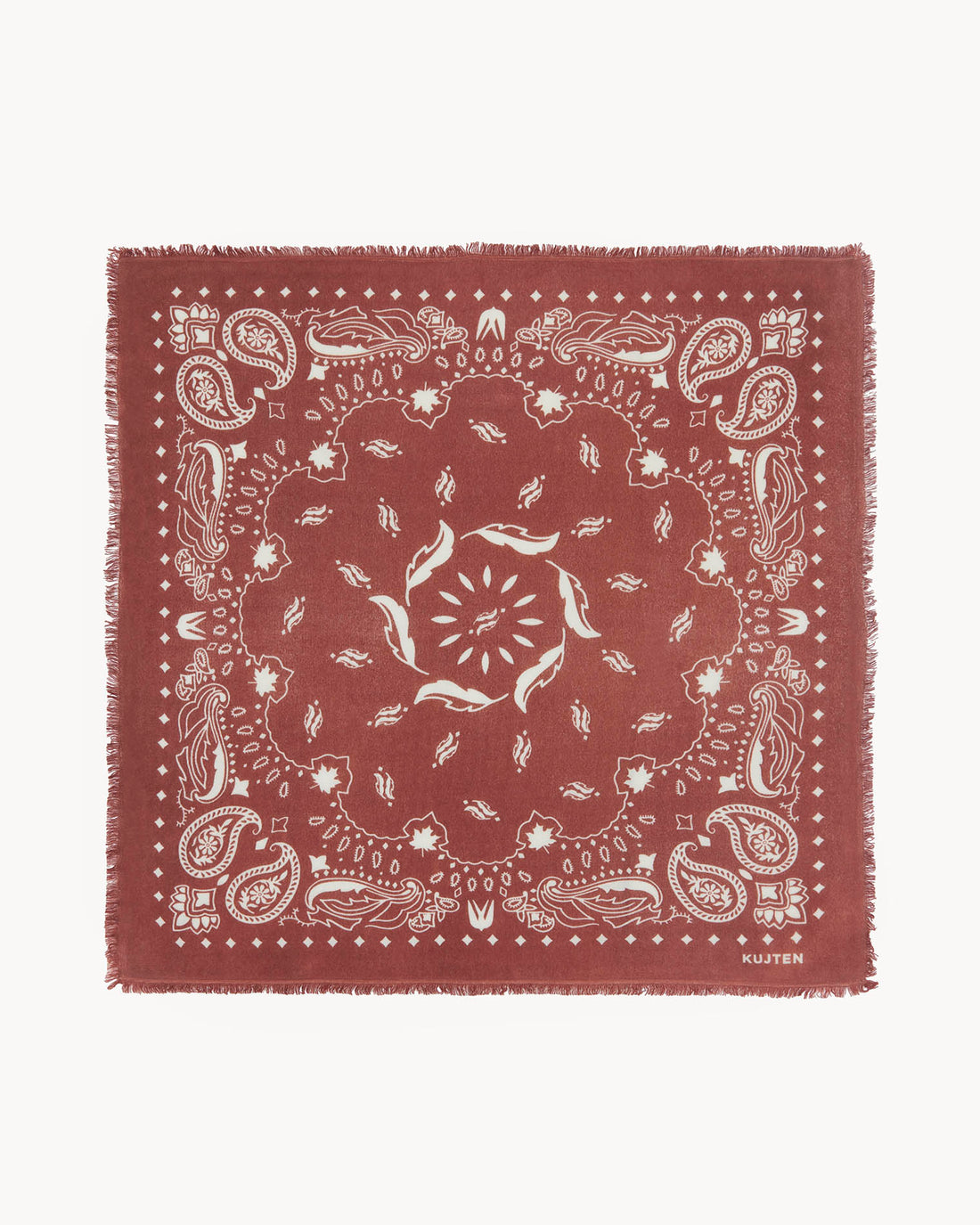 Earth Burgundy Cashmere Bandana | Kujten Cashmere